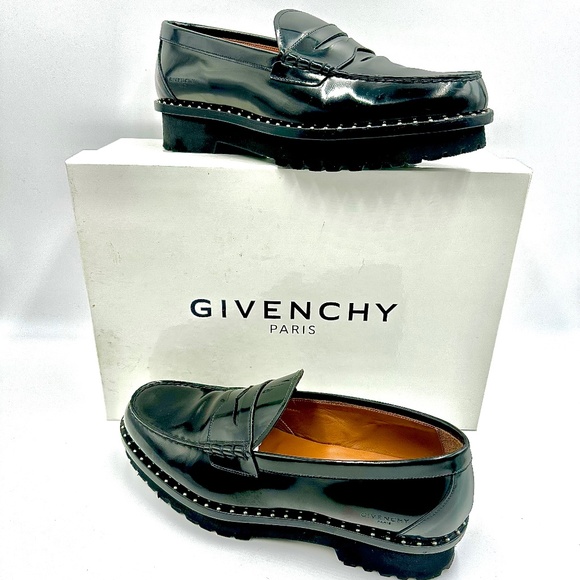 Givenchy | Shoes | Givenchy Wedge Nailhead Loafers Mens Sz 4 Bnib ...